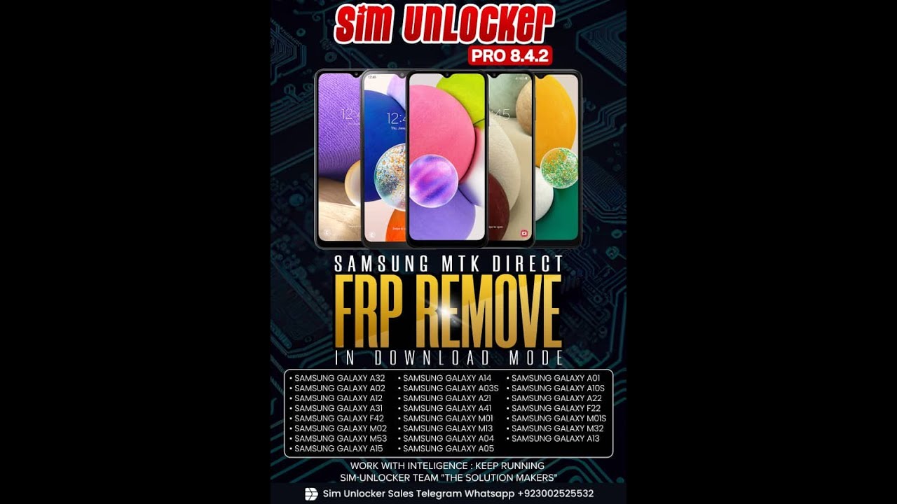 Sim-Unlocker Pro | Samsung SM-S127DL MTK FRP Unlock Success | - YouTube