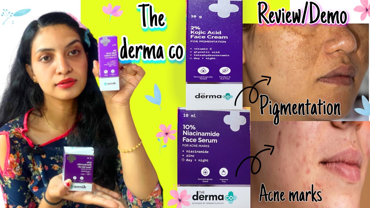 The Derma co | 2% Kojic Acid Face Cream | 10% Niacinamide Face Serum ...