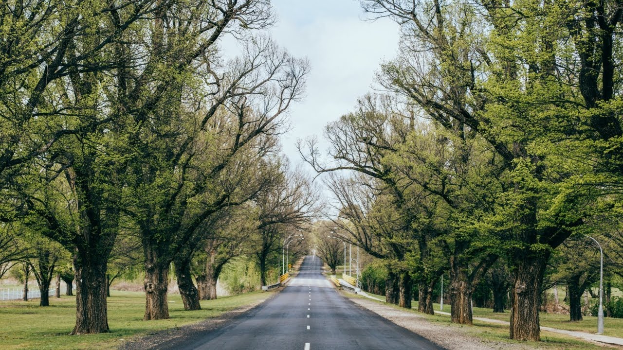Adelaide Hills main road split in half by rail line - YouTube