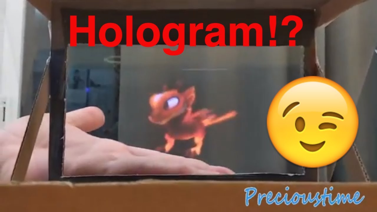 Easy DIY Hologram - Science Experiment For Kids - YouTube