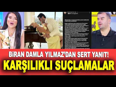 Biran Damla Yılmaz hakkında çıkan iddialara sert şekilde cevap verdi!