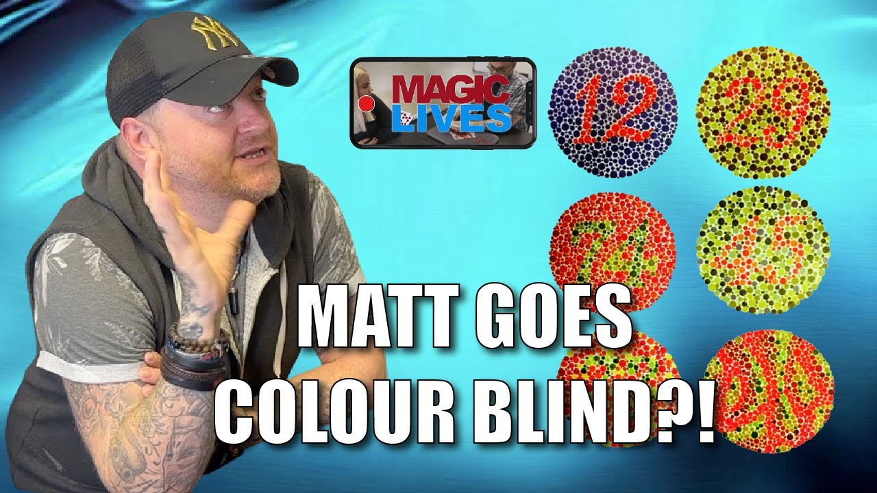 Ishihara Test by Liam Levanon | Matt Becomes Colour Blind?! - YouTube