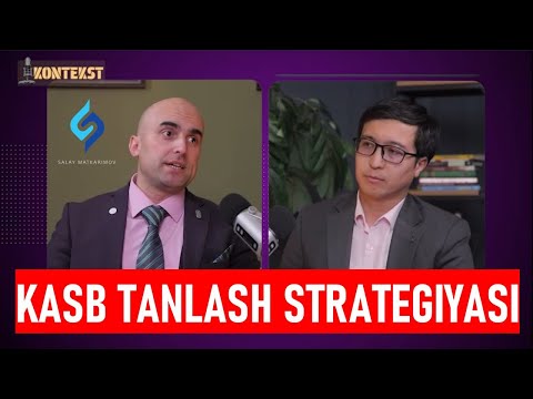KASB TANLASH STRATEGIYASI 2026
