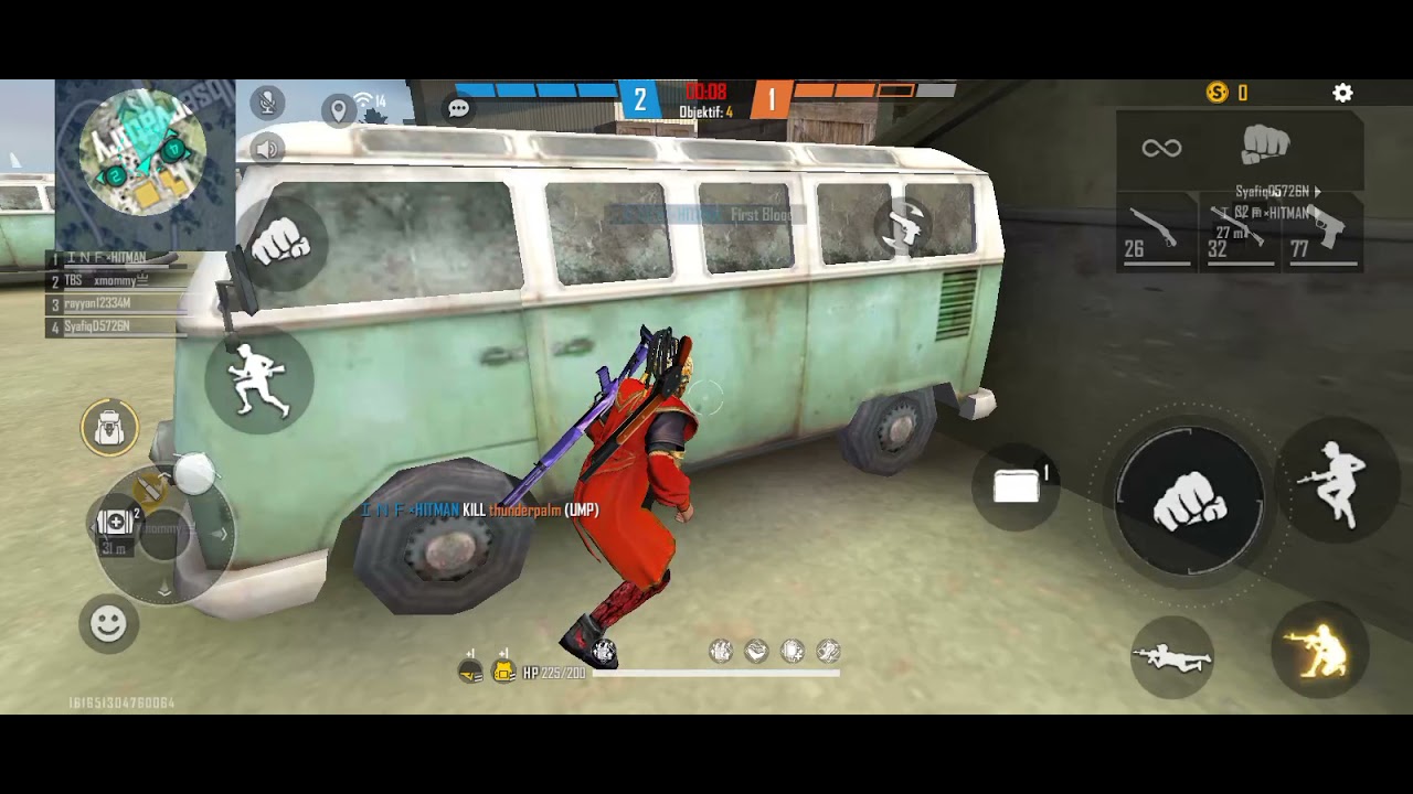 seronok sangat Main game ff ni Korang cuba download - YouTube
