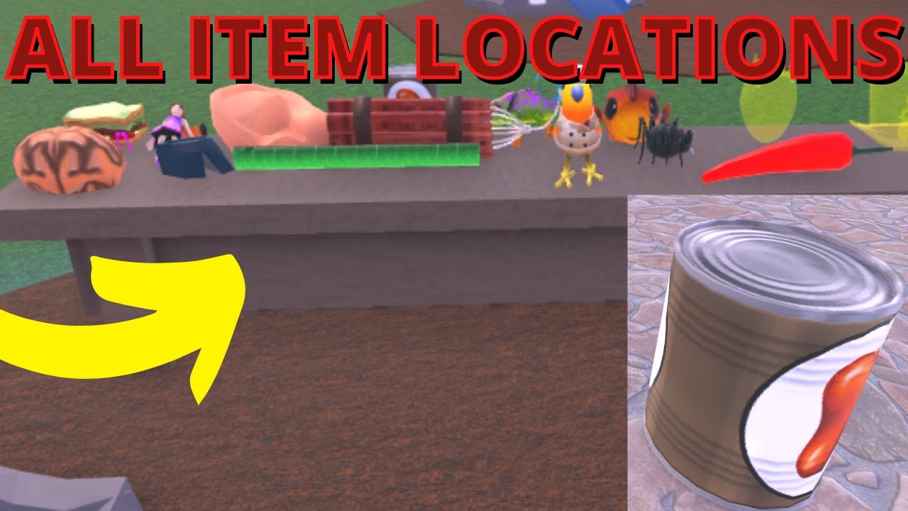 ALL ITEM LOCATIONS IN ROBLOX WACKY WIZARD - YouTube