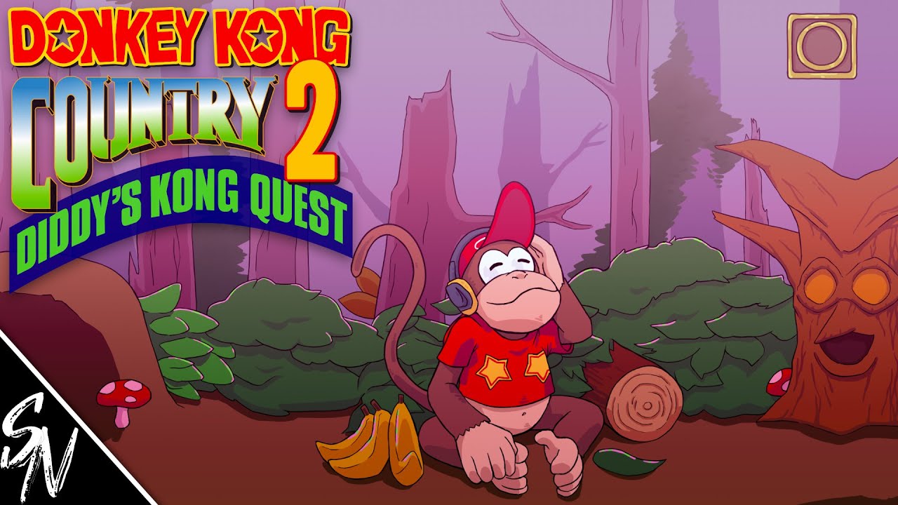 Forest Interlude/Web Woods | Donkey Kong Country 2 (Lofi and Chill Remix) - YouTube