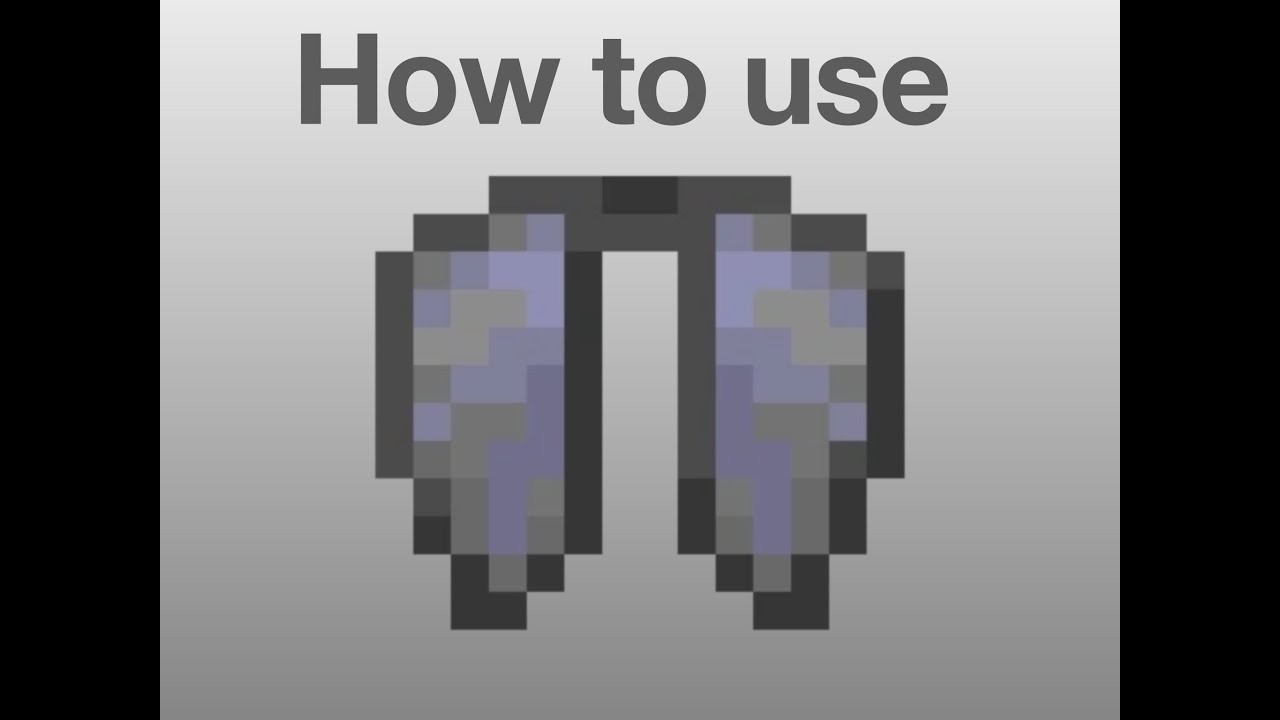 (How to use an elytra) in Minecraft - YouTube