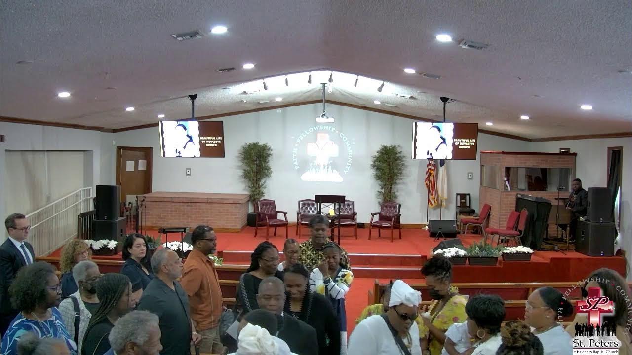 Homegoing Services Of Novelette Brown - YouTube