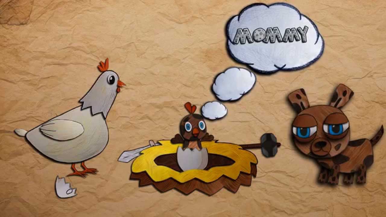 Mixed Cut Out Dog and Chicken Animation (HD Official Video) - YouTube