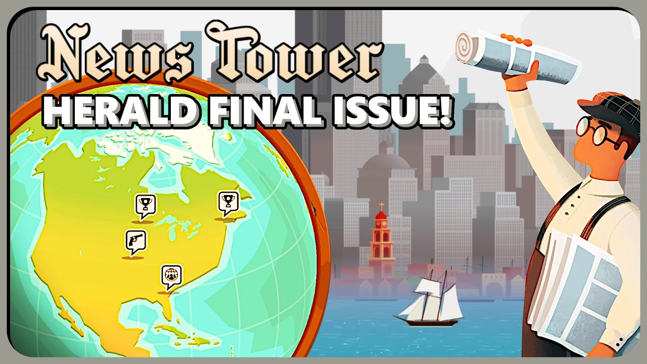 LAST CHANCE FOR MY NEWSPAPER IN NEW TYCOON SIM! News Tower Demo - YouTube