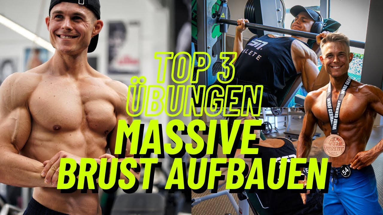 Ich erkläre 3 BRUST ÜBUNGEN für eine MASSIVE BRUST 🔥 I Brusttraining in ...