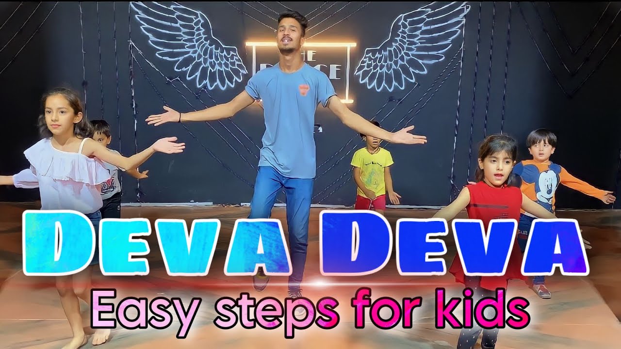 Deva Deva Dance Choreography | Easy Dance Steps For Kids | Ganesh ...