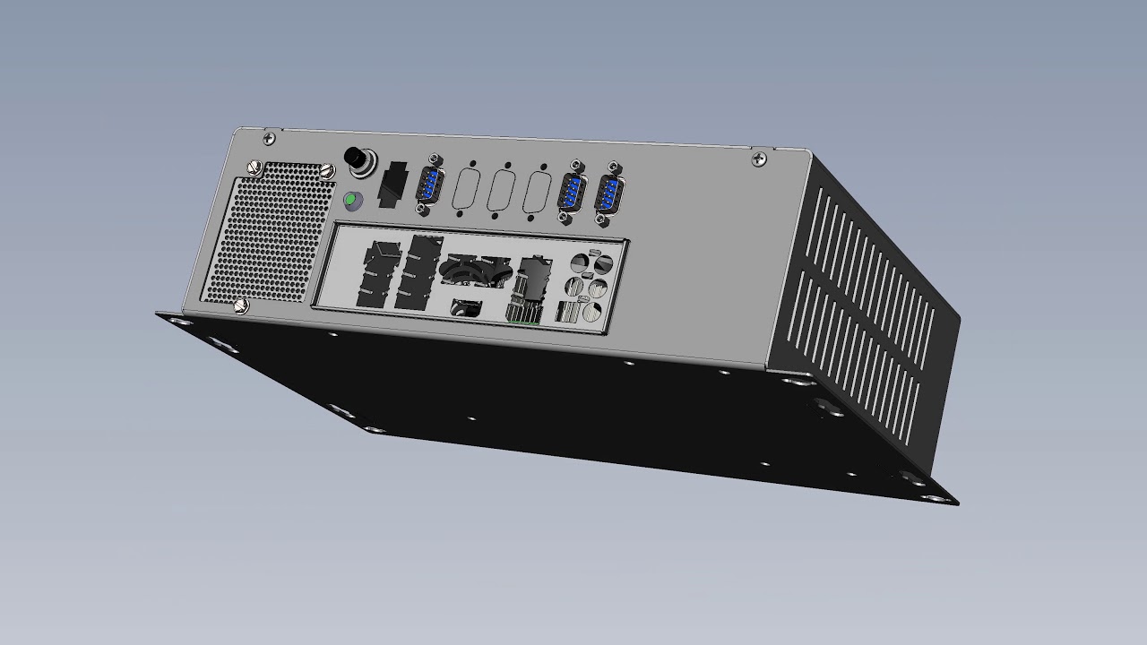 Steltronic Slim Form Factor Vision Lane Computer - YouTube