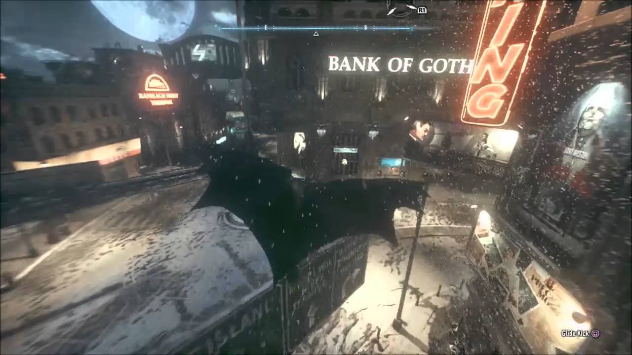 Gotham in the Snow (Arkham Knight) - YouTube