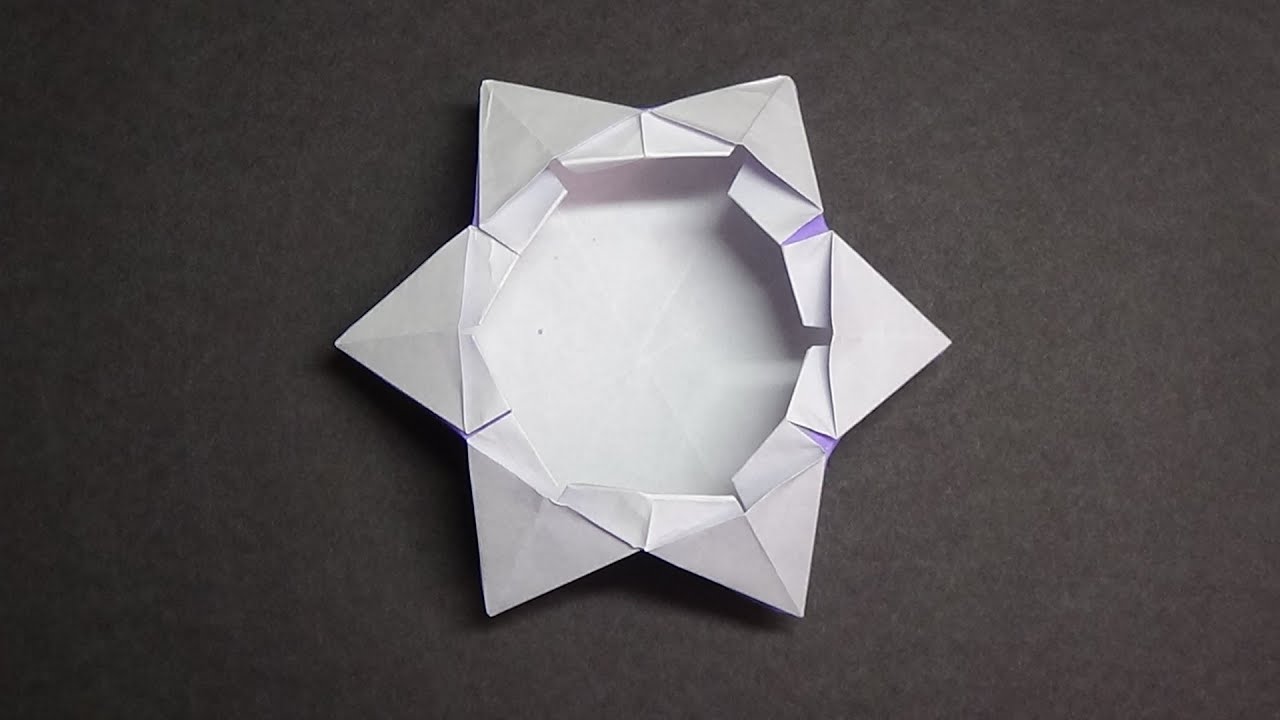 Origami Hexagonal Six-Pointed Star Container - Pure Origami from a ...