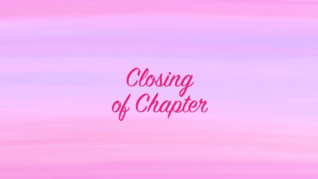 Closing of Chapter - YouTube