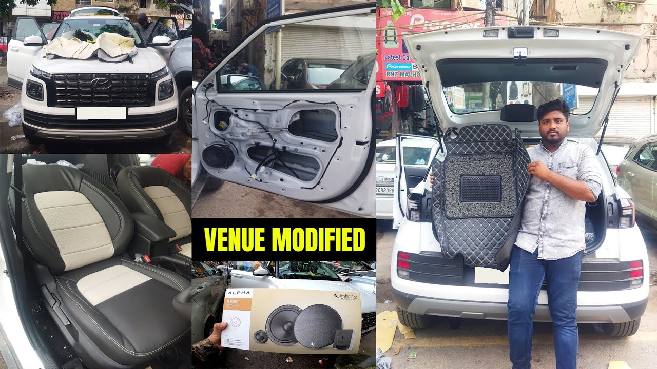 Hyundai Venue Modified | Base Model To Top Model | Hyundai Venue 2022 ...