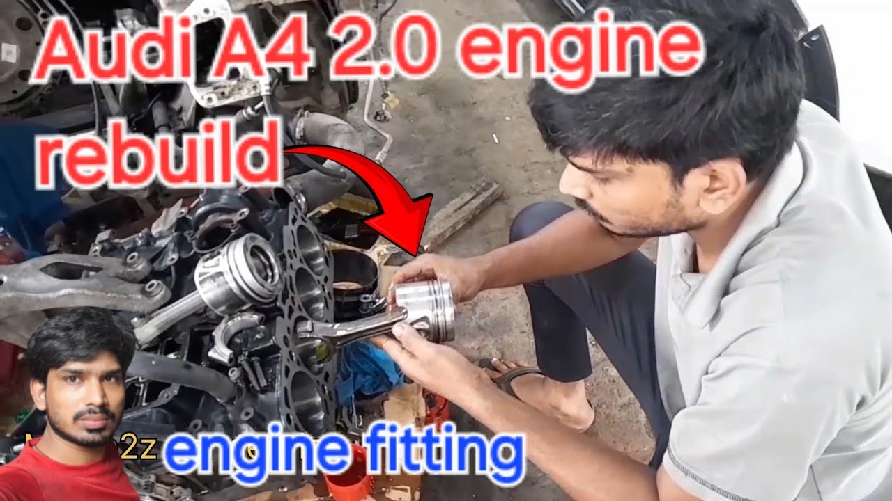 Audi A4 2.0 TDI engine rebuild /Audi A4 engine fitting / VW /Skoda /Audi /engine timing location ...
