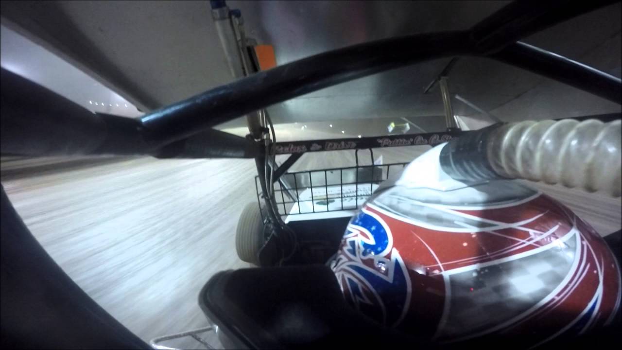 AJ Flick 410 Sprint GoPro In Car Lernerville Speedway April 15, 2016 ...