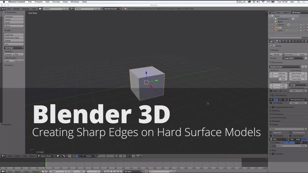 2 Minute Video Tutorial :: Adding Sharp Edges to Hard Surface Models ...