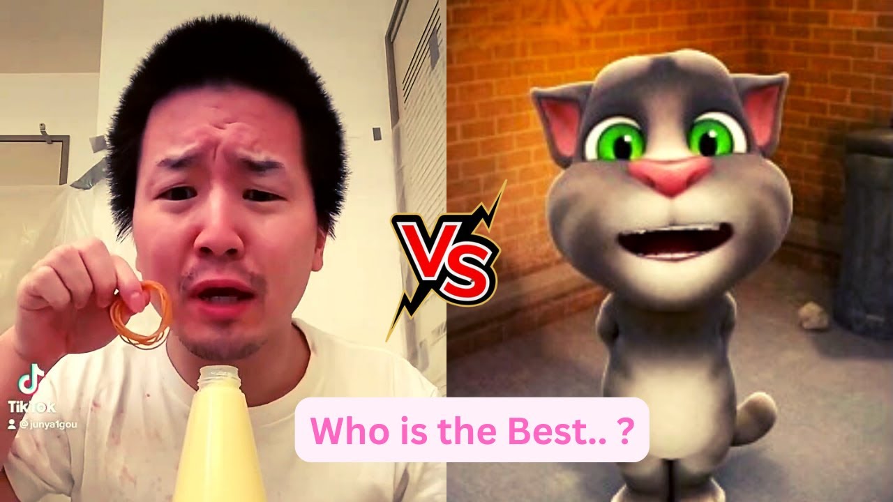 #16 Junya 1 gou funny video 🆚 Talking Tom [ who is the best ...