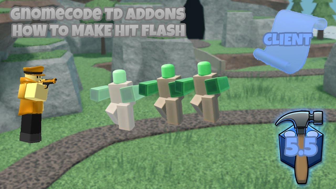 GnomeCode TD Addons 5.5: Enemy Hit Flash "CLIENT" - YouTube