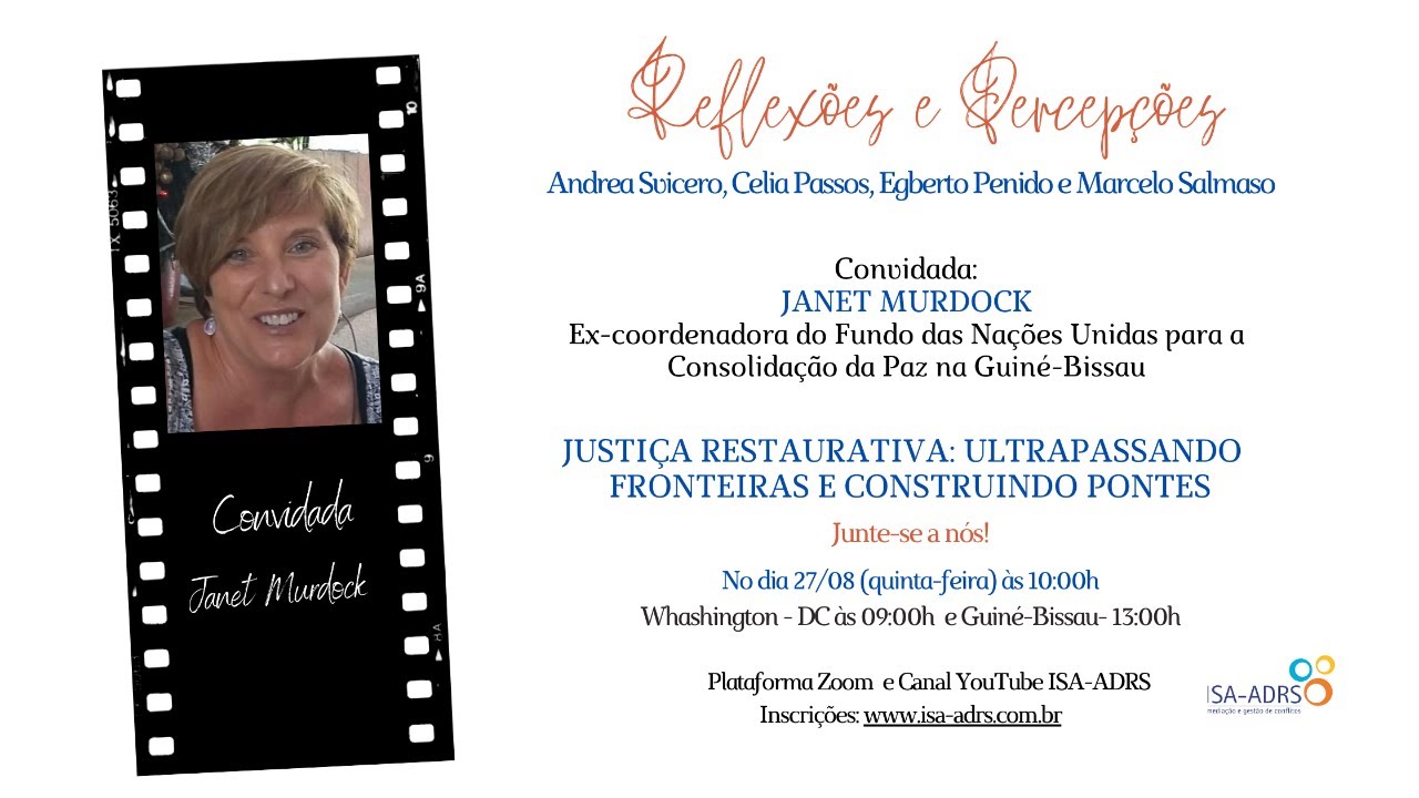 V. Reflexões e Percepções - Justiça Restaurativa: com Janet Murdock ...