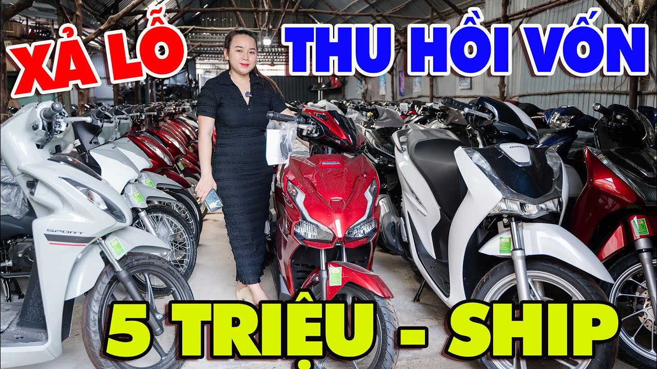 XẢ LỖ KHO XE SH MODE SH 160 VISION AB VARIO FUTURE 125 WAVE EXCITER 150 ...