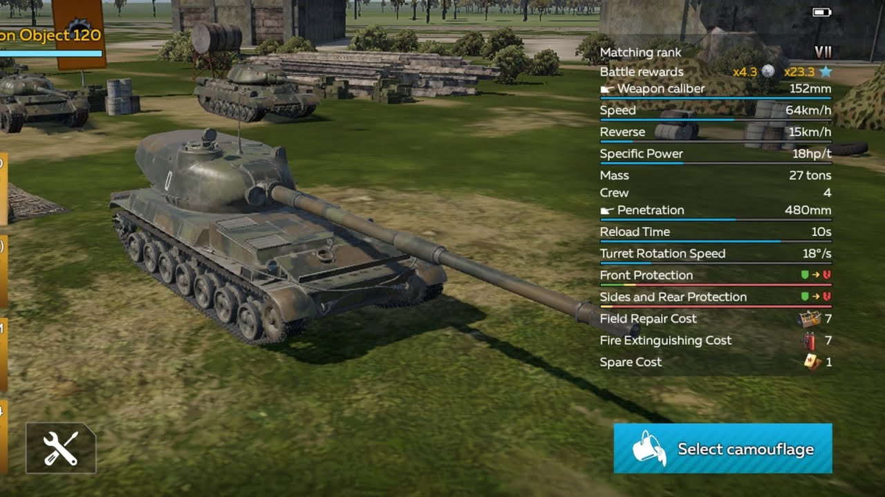 War Thunder M : Object 120 (รวมไฮไลท์) - YouTube