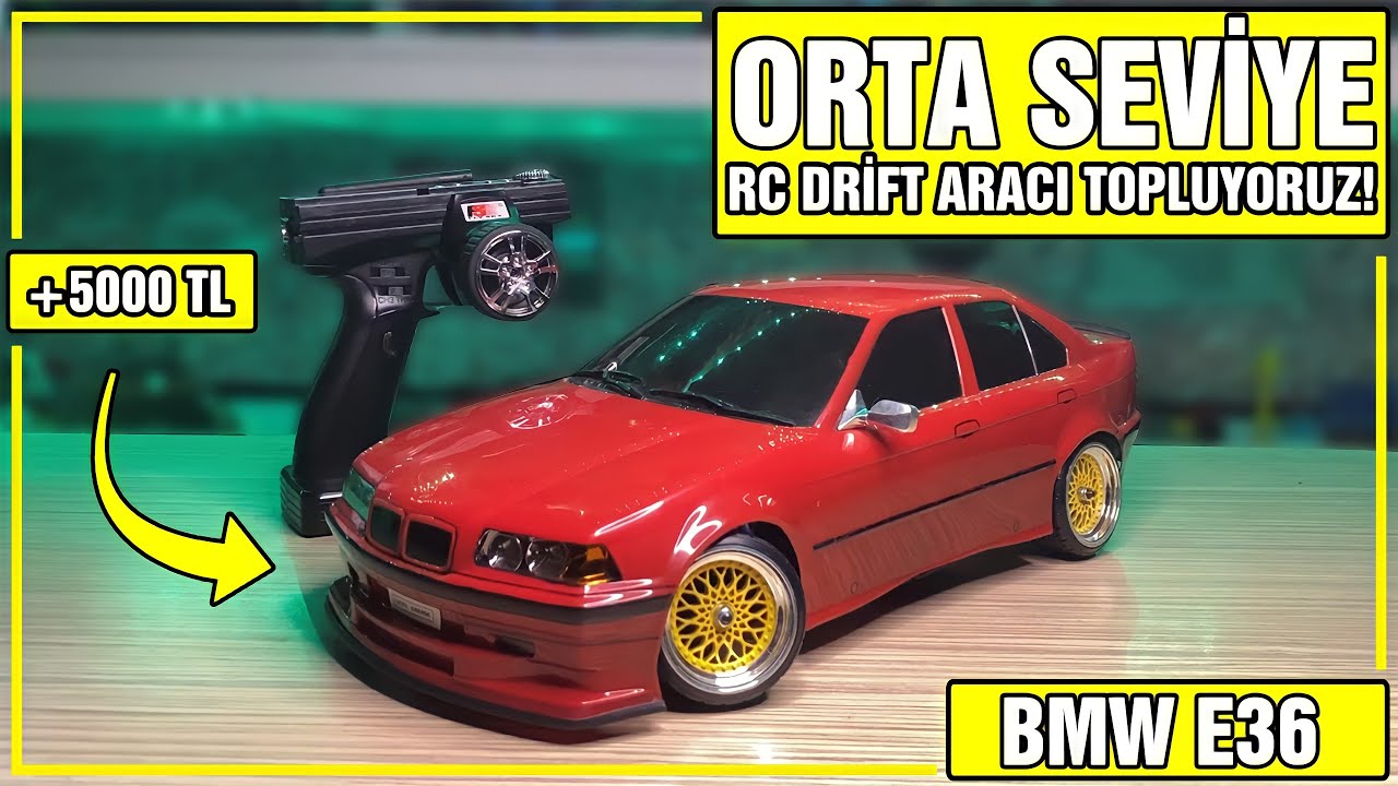 BMW M3 E36 PROFESYONEL RC DRİFT ARACI TOPLUYORUZ - YouTube