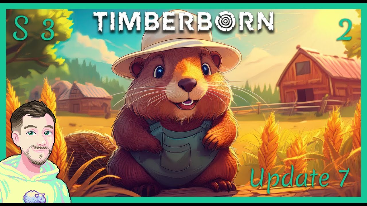 Settling With Farms & Forestry in Timberborn Update 7 Experimental | S3 Episode 2 - YouTube