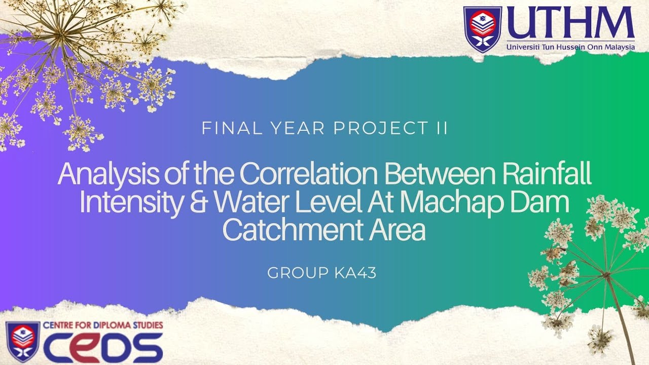Analysis of the Correlation Between Rainfall Intensity and Water Level ...