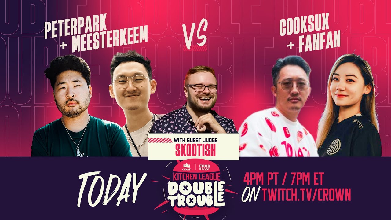 PeterPark vs. Cooksux | Mario Kart | Kitchen League Double Trouble ...