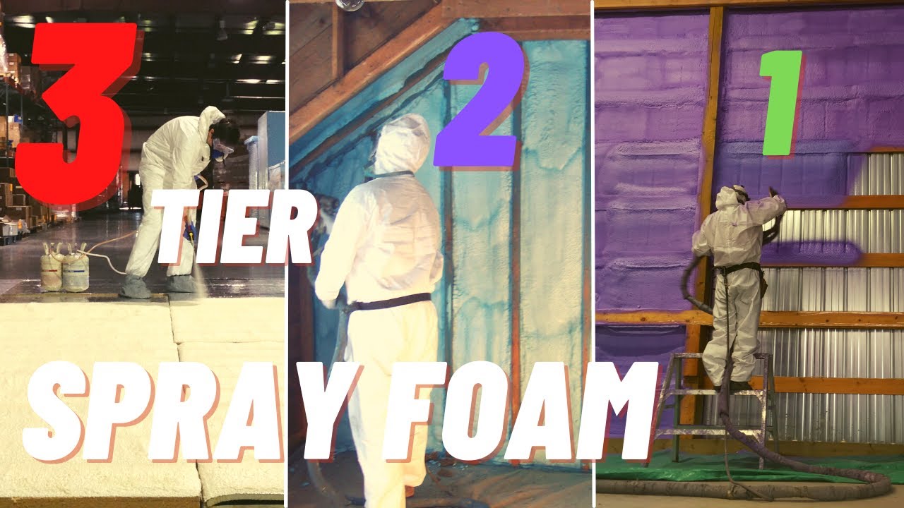 The Three Tiers of Spray Foam Insulation - YouTube