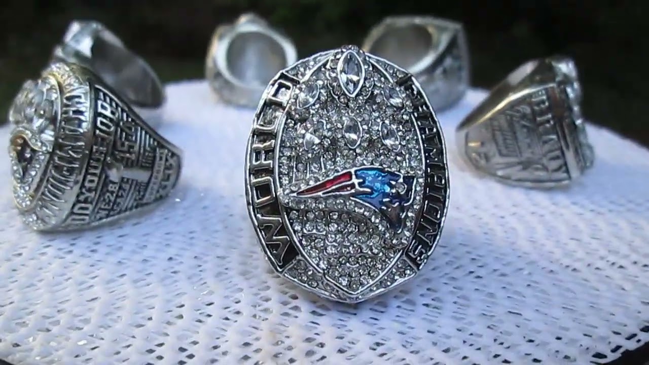 New England Patriots Superbowl Rings - Tom Brady - silent jewelry ...