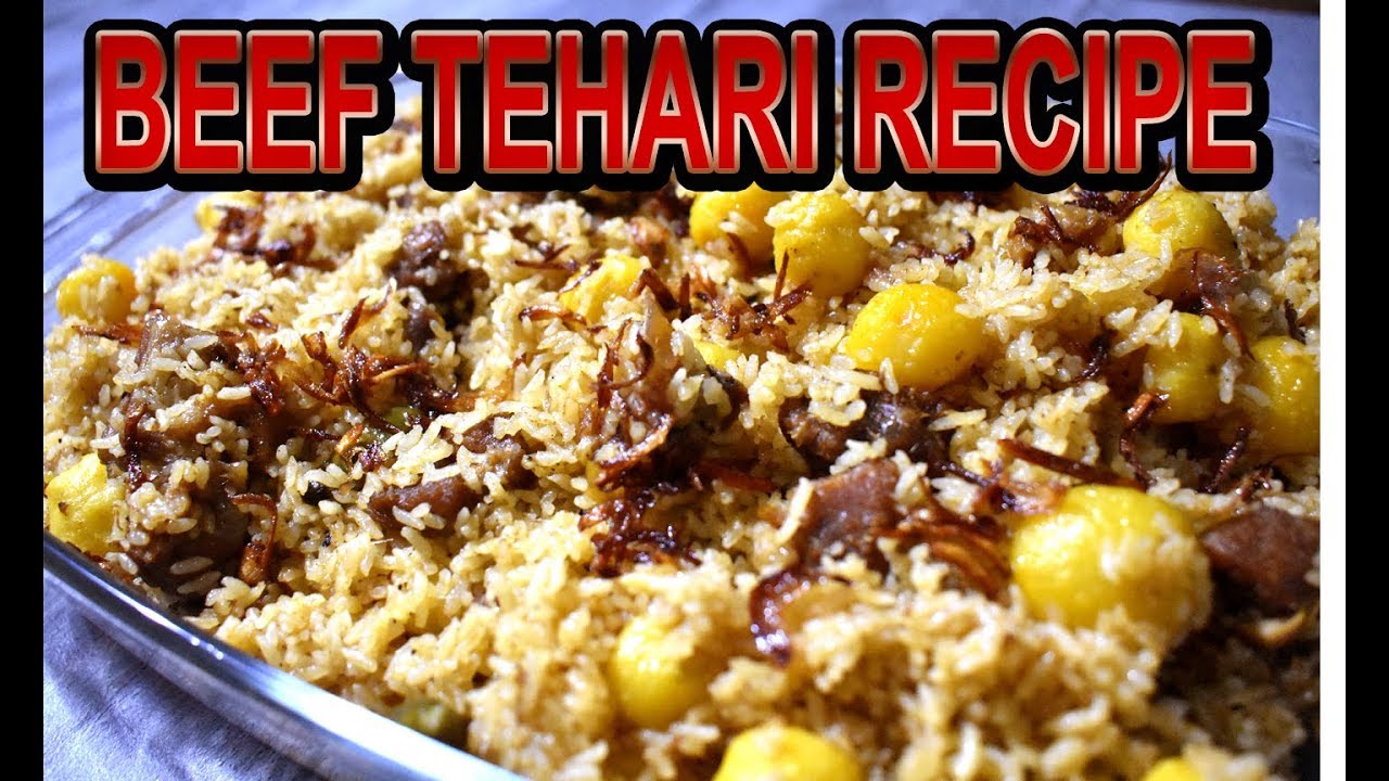 Street food | BEEF TEHARI RECIPE । সুস্বাদু বিফ তেহারি রেসিপি ...