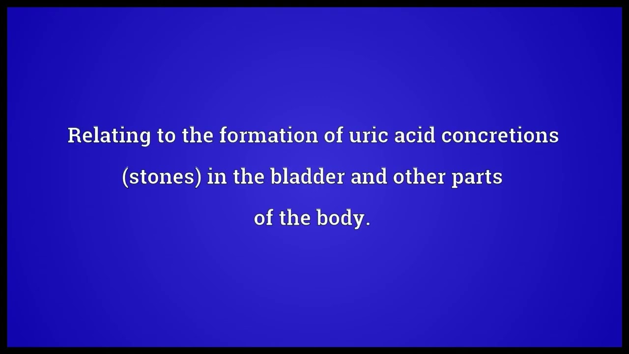 Lithic Meaning - YouTube