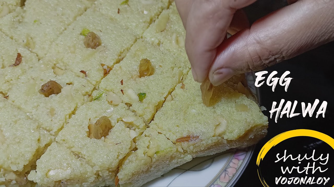 Dimer Halwa 🥚 || ডিমের হালুয়া || Shuly With Vojonaloy - YouTube