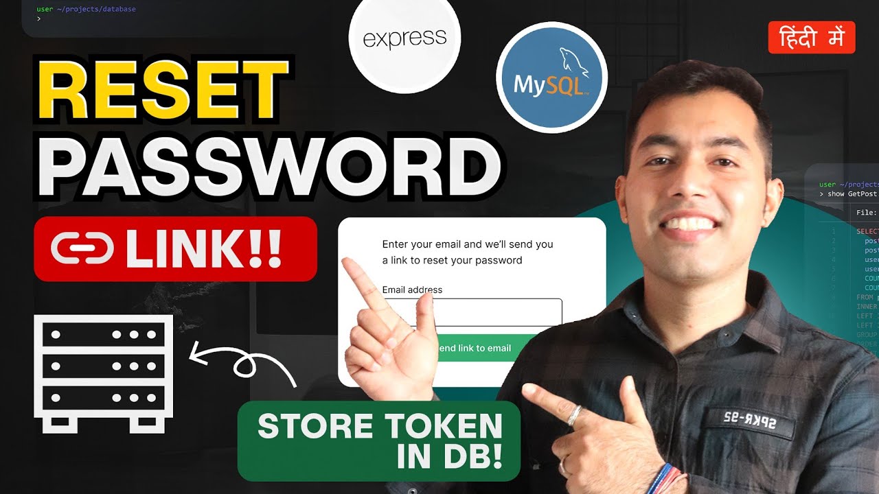 🔗 Create Reset Password Link & Store Token in DB! | Forgot Password ...