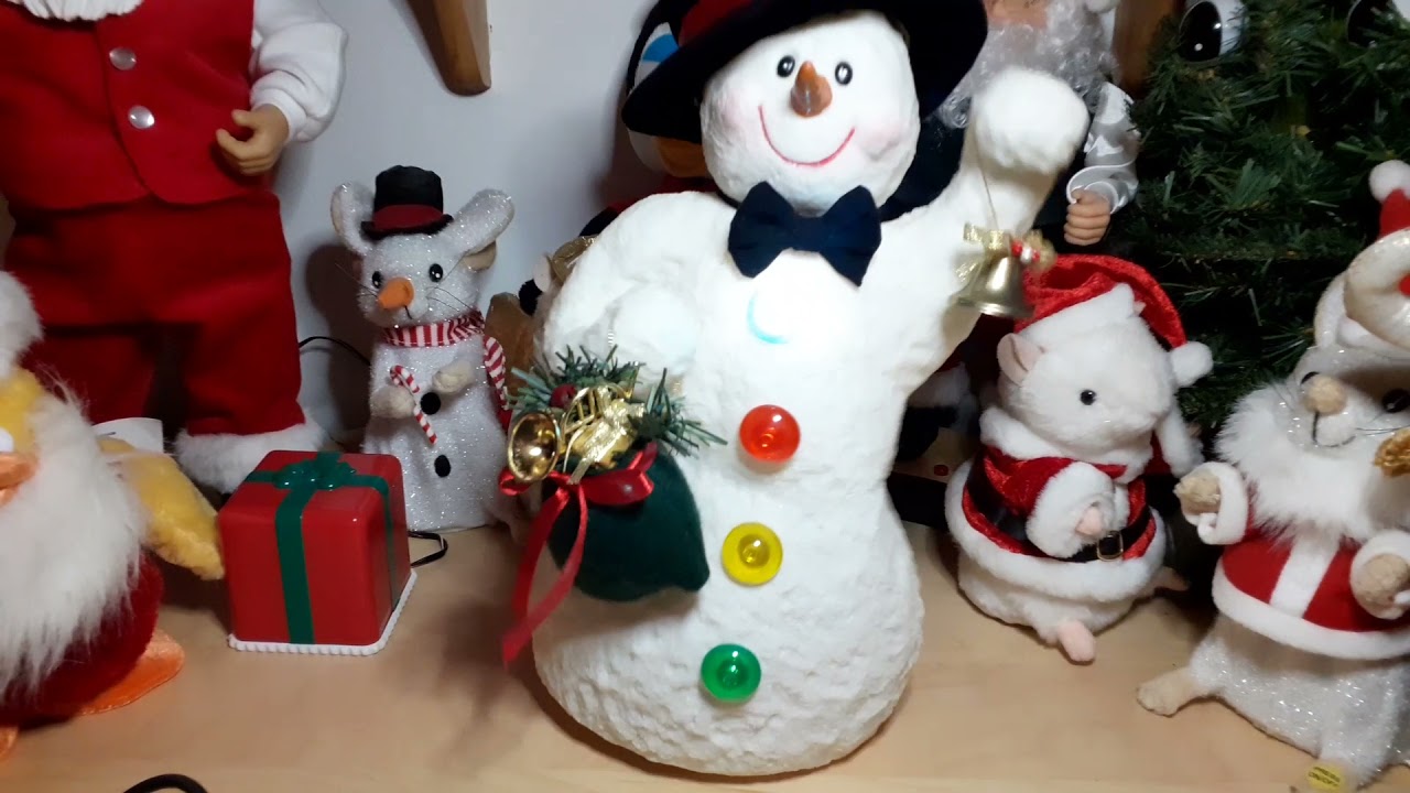 Rubber Singing Snowman - YouTube