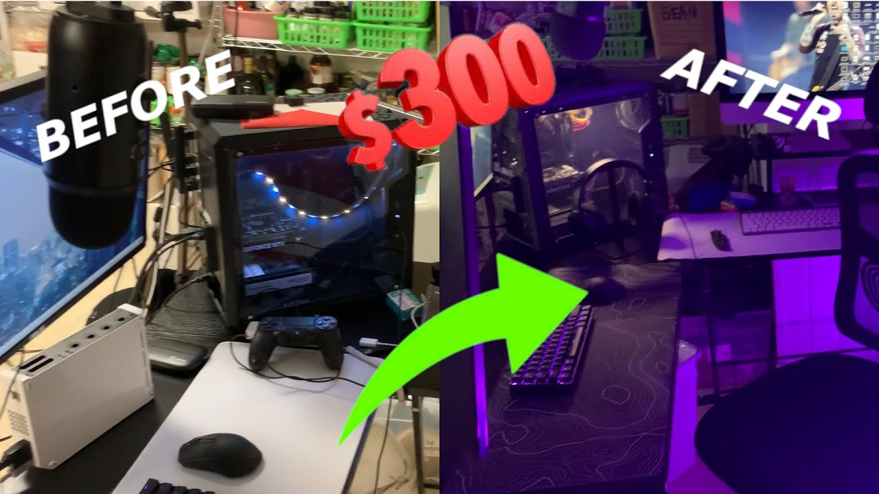 300$ setup revamp!!! - YouTube