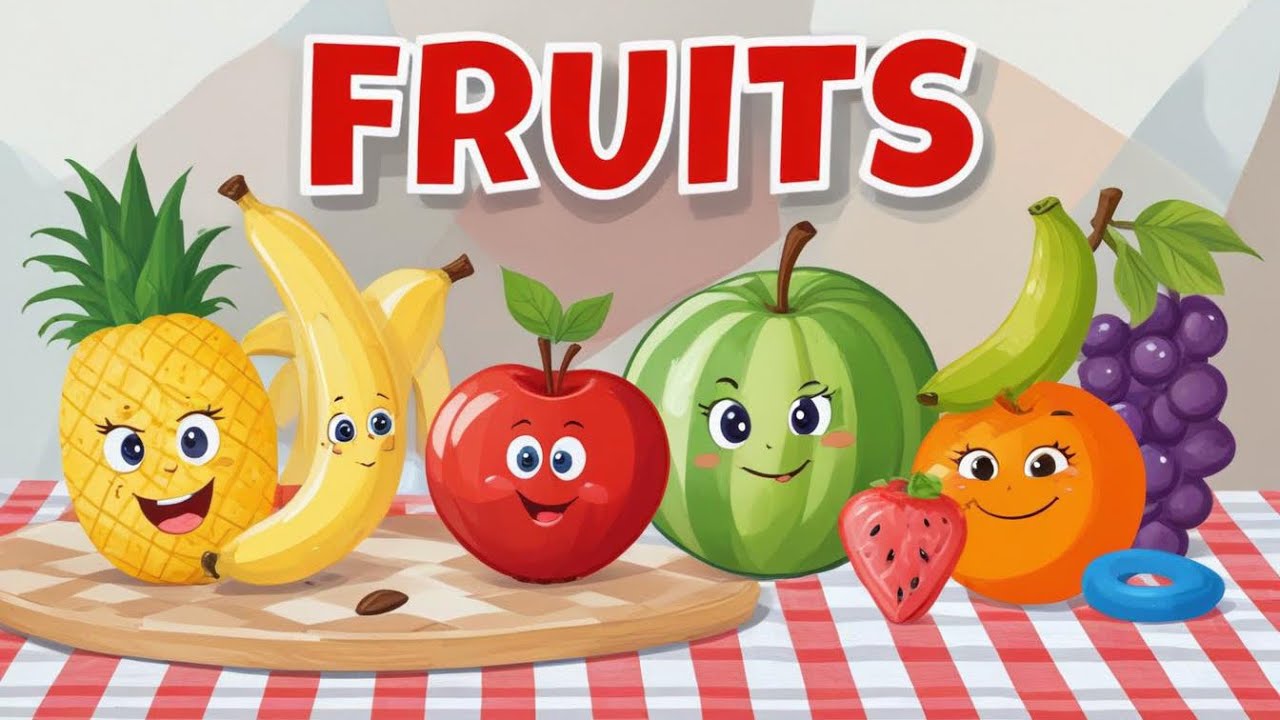 FRUITS NAME for Toddlers | First Words for Babies | Learning Videos for ...