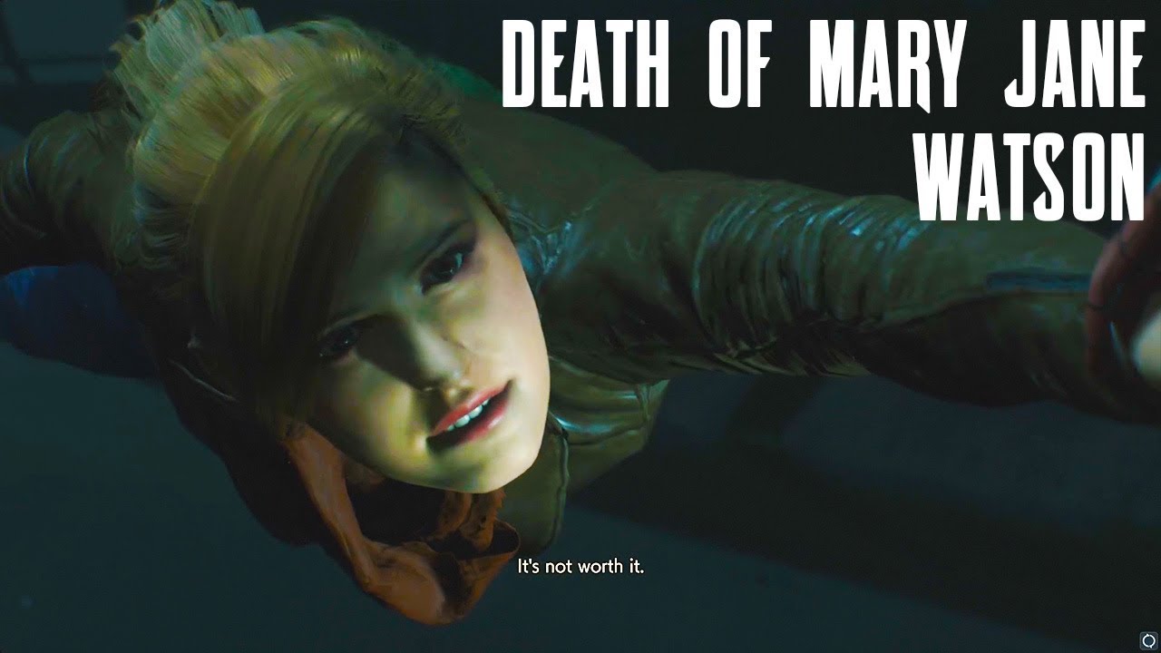 Mary Jane Watson DEATH Spider Man PS4 RE2 Mod - YouTube