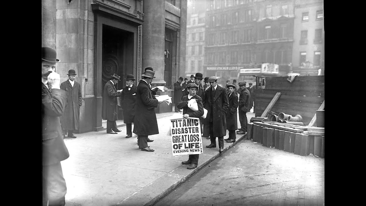 The life story of the boy selling the newspaper about the Titanic ...
