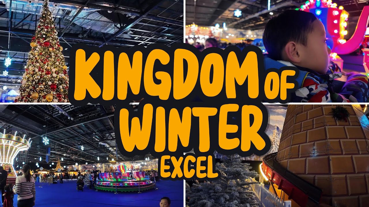 Magical Day at Kingdom of Winter! London ExCeL Christmas Adventure 2023 ...