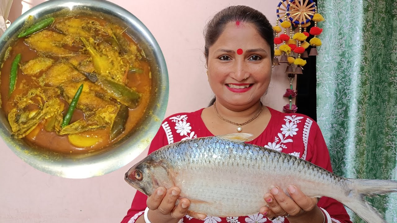 . Delicious bengali elish fish with Brinjal recipe 🐟🍆@reenadasscook # ...