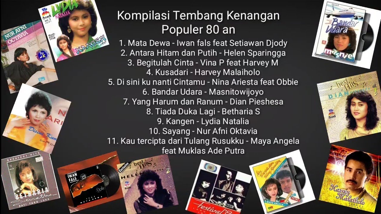 Kompilasi Lagu Kenangan Penyanyi terbaik 1980 an (7) - YouTube
