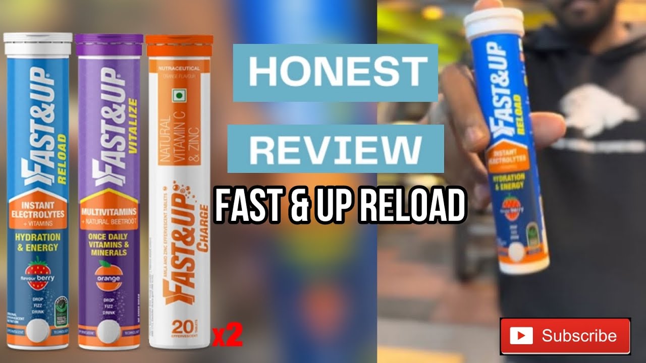 Fast & up reload review | Best Intra workout? | effervescent formula ...
