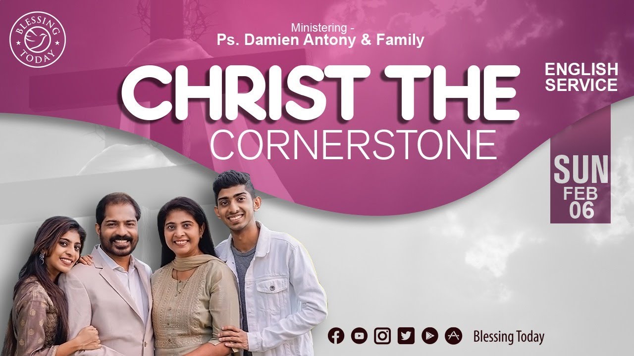 Christ The Cornerstone | A Powerful Message by Ps. Damien Antony ...