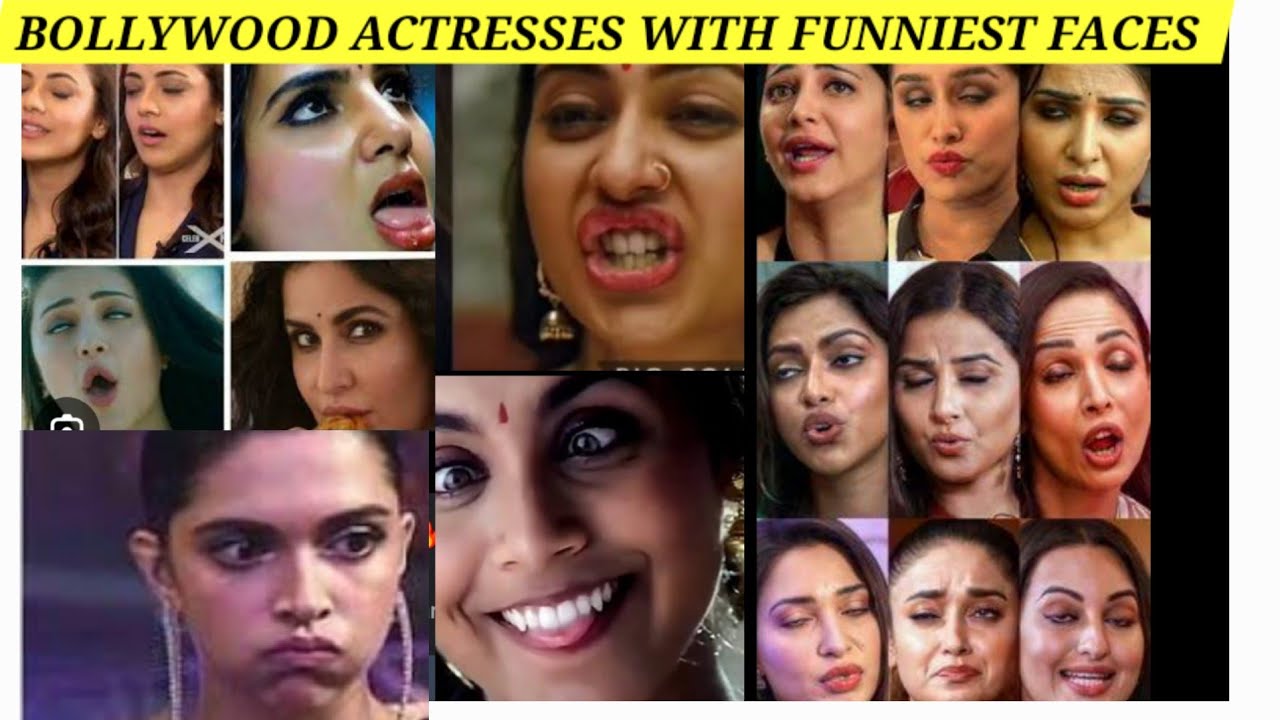 Bollywood actresses with funniest faces 🤣 | Bollywood actress with ...